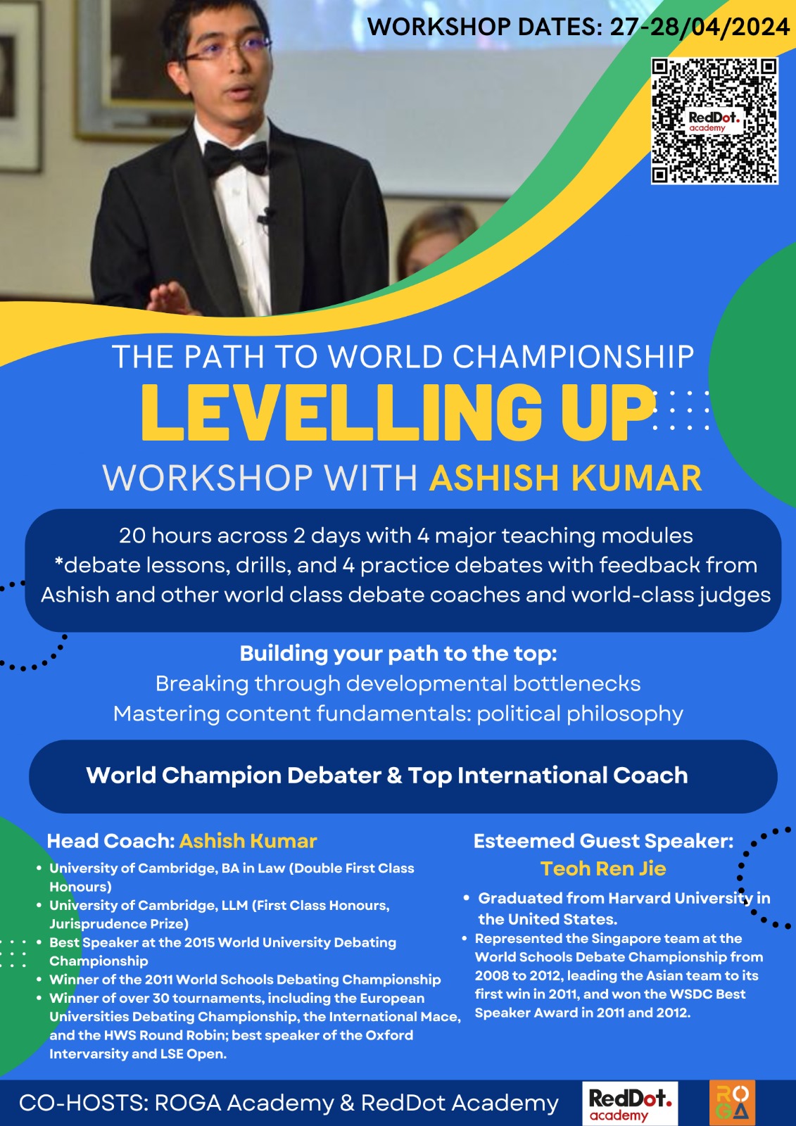 Debate Workshop in Singapore with Ashish Kumar