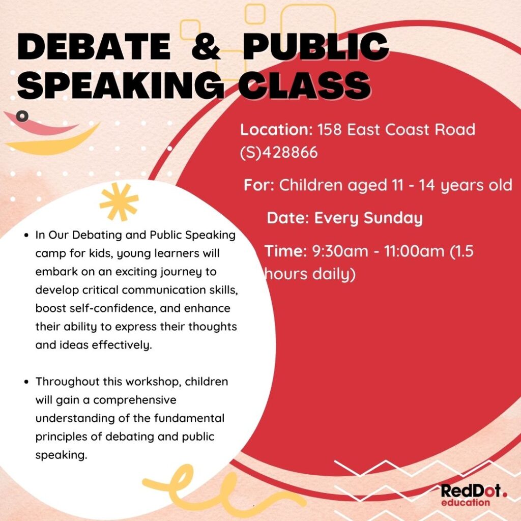 RedDot Physical Debate Classes - RedDot Academy